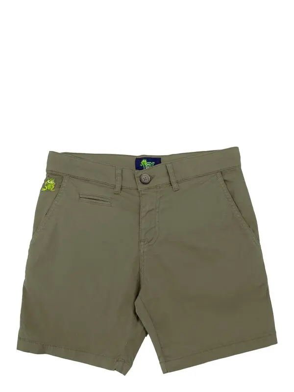 EIGHT X Slim Fit Chino Shorts - Green