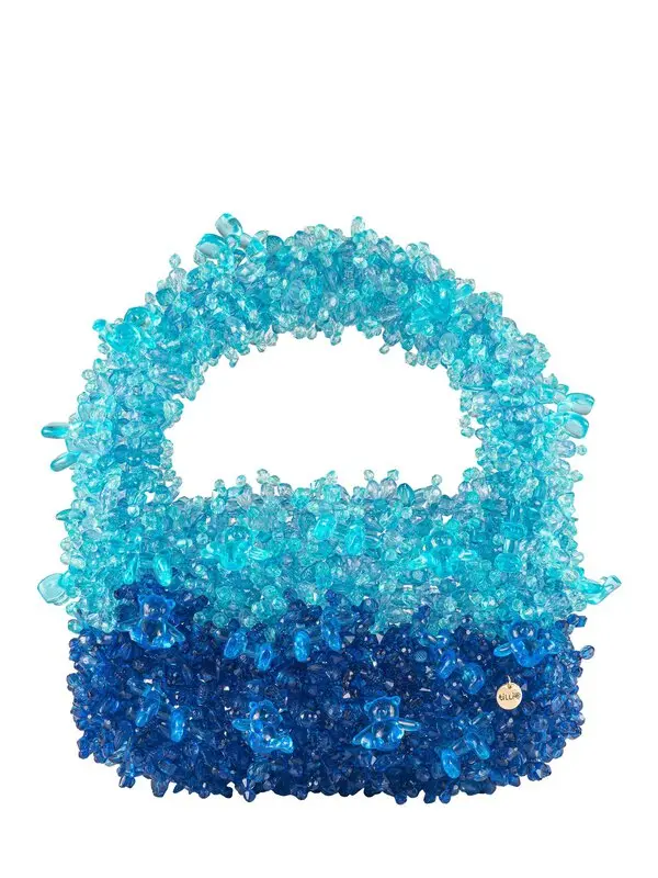 TILLIE BEADS Beaded Handbag - Blue