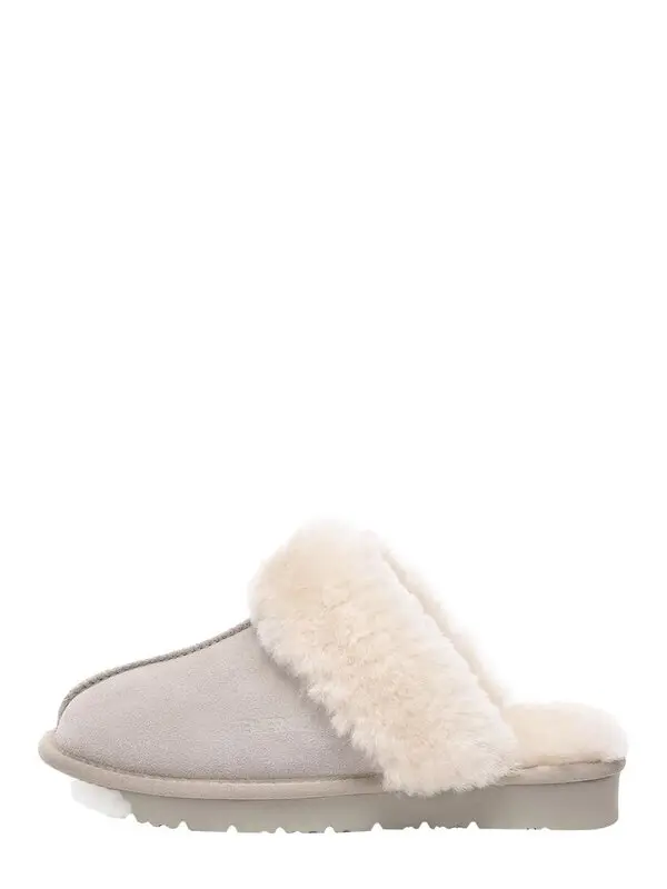 EVERAU AUSTRALIA Raven Suede Slippers - Grey