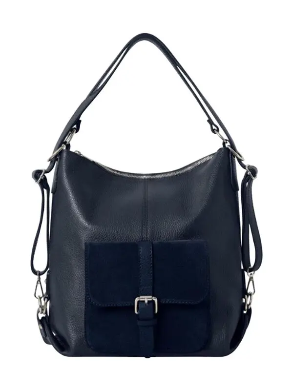 BETSY & FLOSS 2-in-1 Convertible Sarno Backpack Tote - Blue