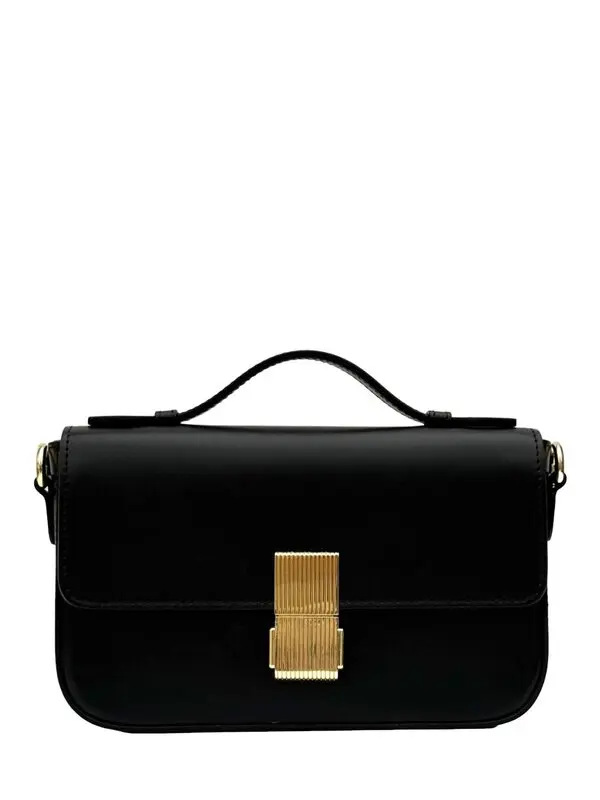 APATCHY LONDON The Flora Leather Bag - Black