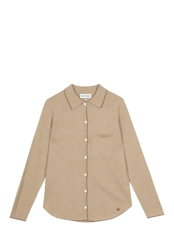 BEL CASHMERE Denis Cashmere Cardigan - Brown