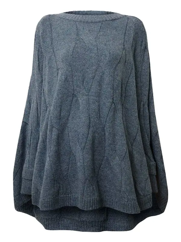 JAMES LAKELAND Oversized Cable-knit Jumper - Blue