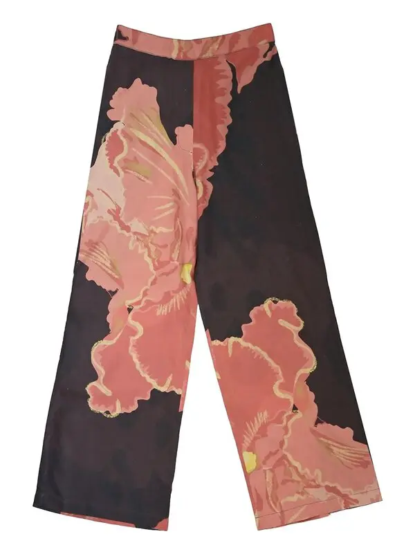 MANUELA CABRALES Muscifera Wide-leg Trousers - Brown