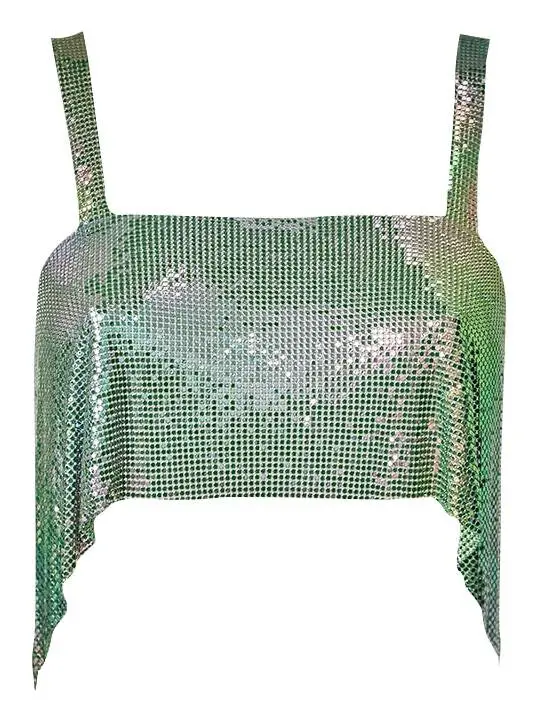 AULALA PARIS The Radiance Metallic Top - Green