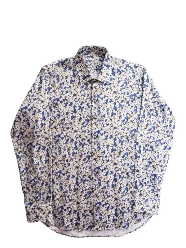 ABSURDE Popcorn Shirt In Navy - Blue