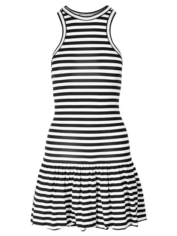 IOANA CIOLACU Sleeveless Striped Dress - White/blue