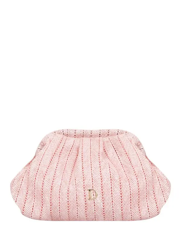 D’lueur Atelier Woven Twist Bag With Dustbag - Pink