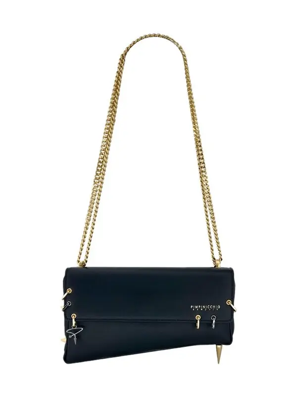 PIMPINICCHIO NEWYORK Asymmetrical Chain Bag - Black