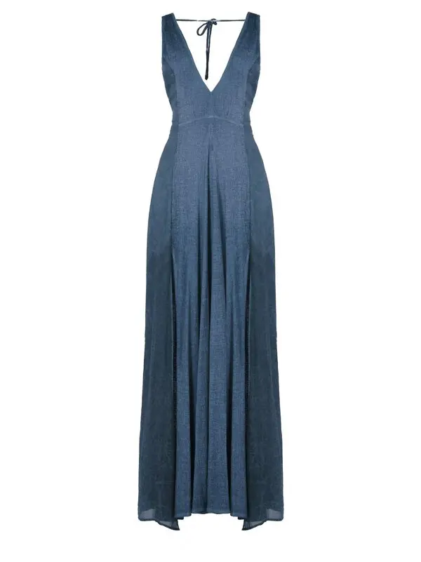 ZHENABIA Zhe Maxi Dress - Blue