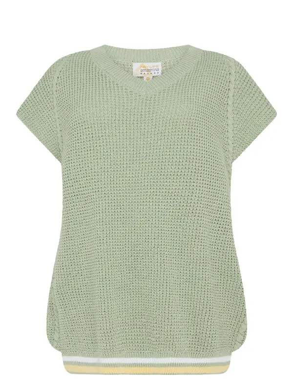 HAY LIFE Knitted Tank - Green