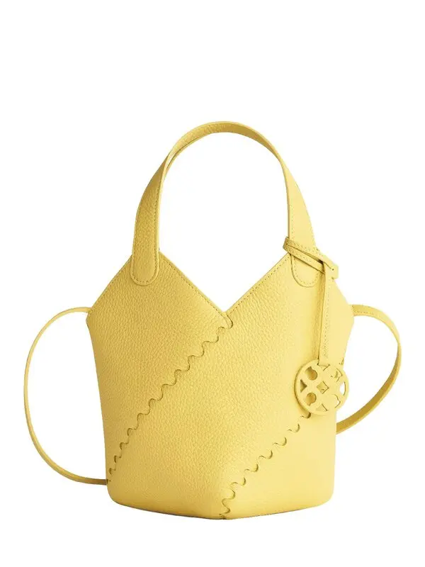 ORANGE CUBE Modern Basket Bag - Yellow