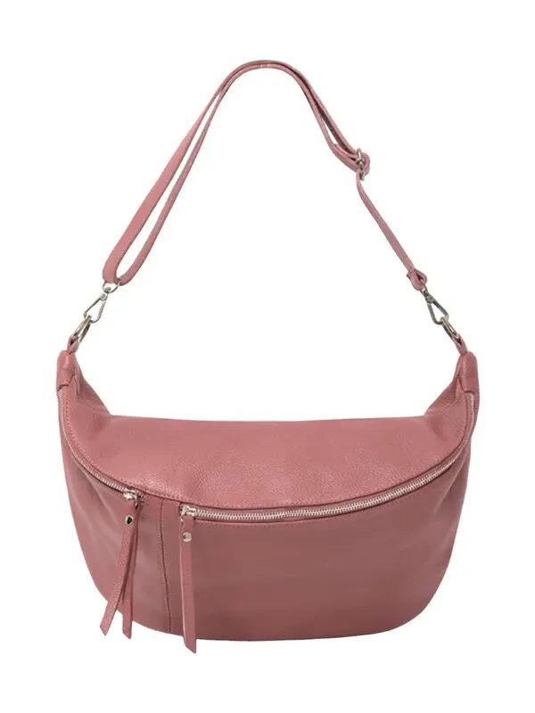 BETSY & FLOSS Emilia Large Crossbody Waist Bag - Pink