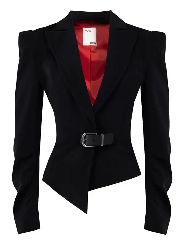PCFG Fitted Blazer Jacket - Black