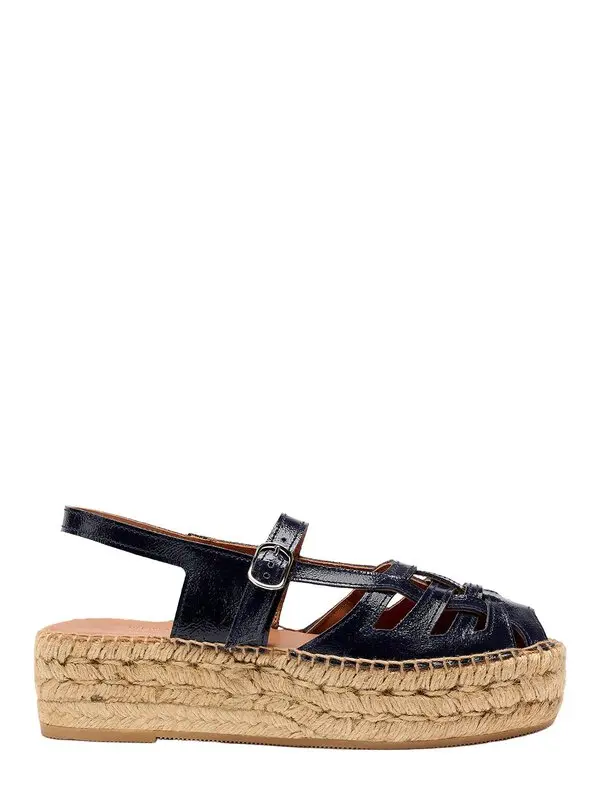 NAGUISA Thalis Espadrille Sandals - Blue