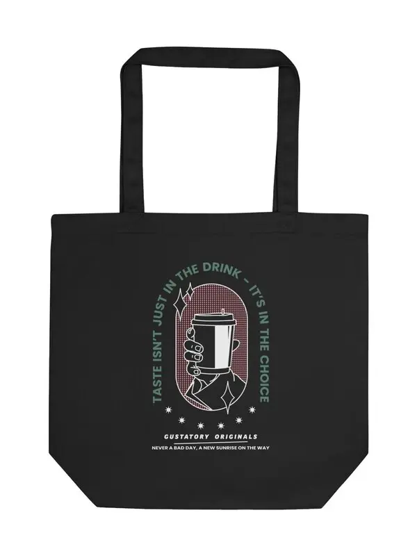 ANCHOR & CREW Gustatory Originals Recycled Cotton Tote Bag - Black