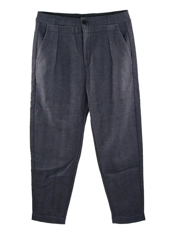 SMART AND JOY Wide Pleated Trousers - Grey