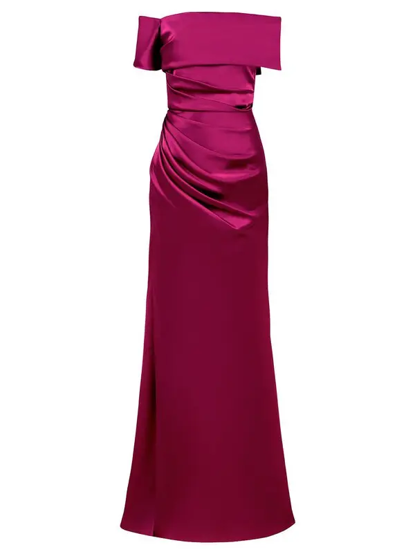 ALINA CERNATESCU Zamora Triacetate Maxi Dress - Purple