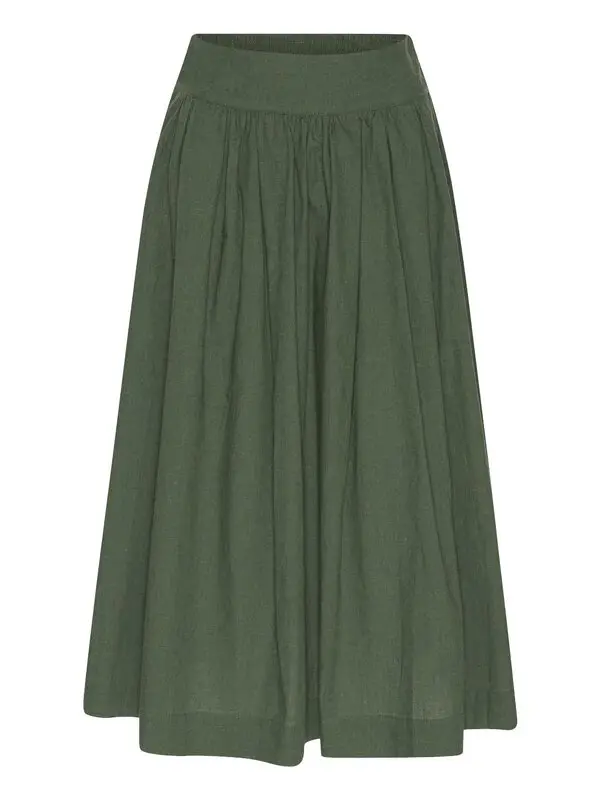 GROBUND Organic Cotton Skirt - Green