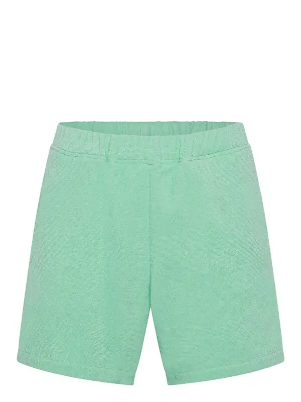 LITTLE MARINER Sage Terry Shorts - Green