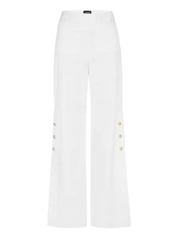 LAHIVE Lioness Wide Leg Pants - White