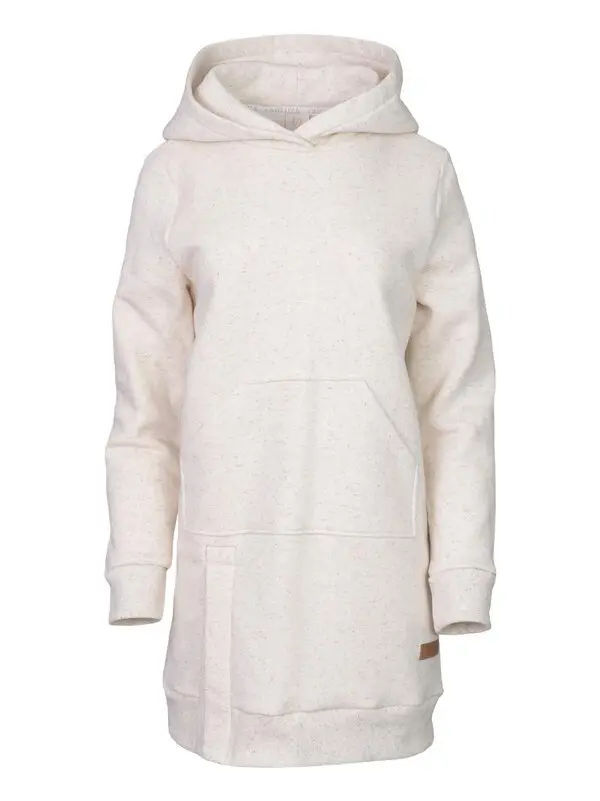OH!ZUZA NIGHT&DAY Hooded Organic Cotton Hemp Dress - White