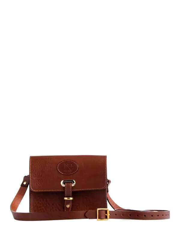 N'DAMUS LONDON Mini Soho Leather Crossbody Bag - Brown