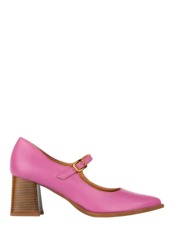EMBASSY LONDON USA Hyde Mary Jane Heels - Pink