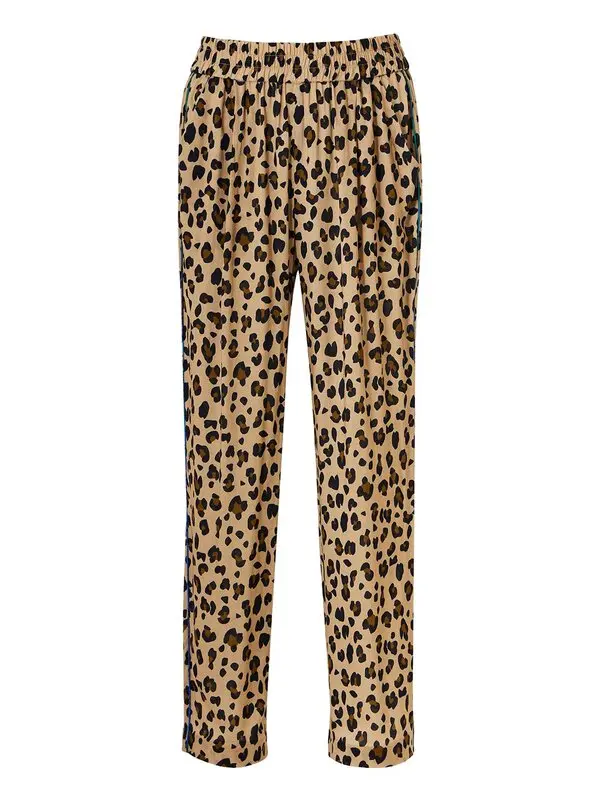 BY MOUMI Raduwa Capri Trousers - Black/brown