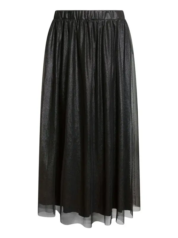 JAMES LAKELAND Laminated Tulle Skirt - Black