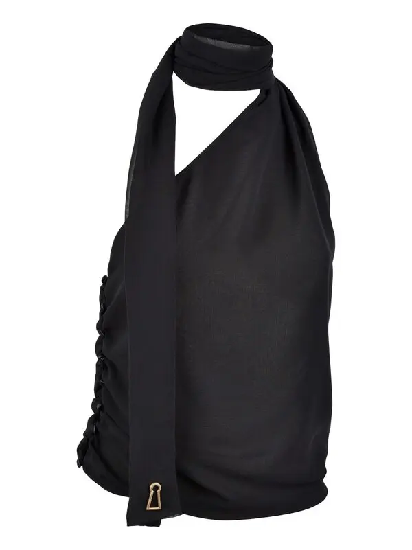 BIANCA RESORTWEAR June Halter Top - Black