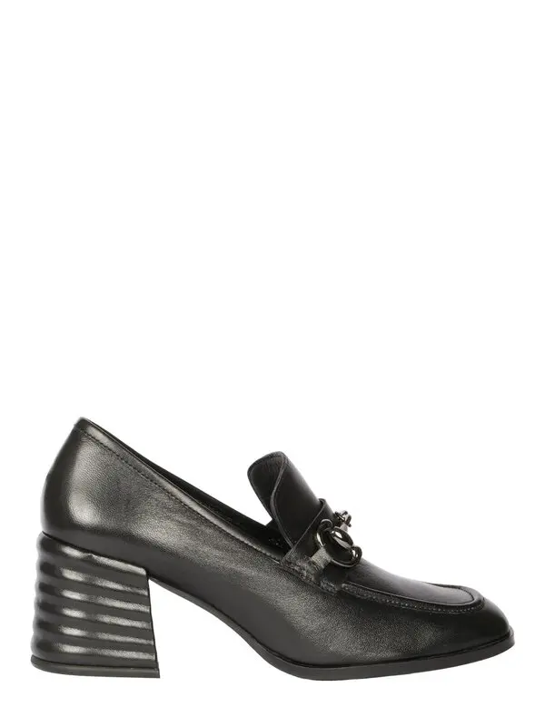 SAINT G Isha Heeled Loafers - Black