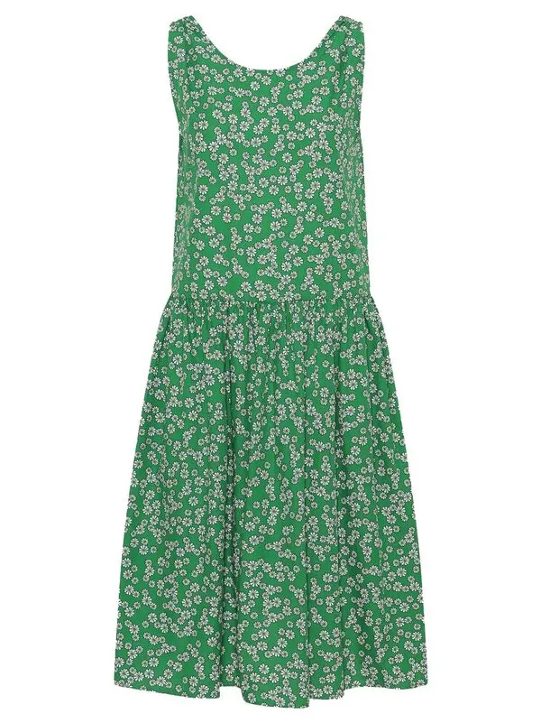 GROBUND Vilma Reversible Floral Print Dress - Green
