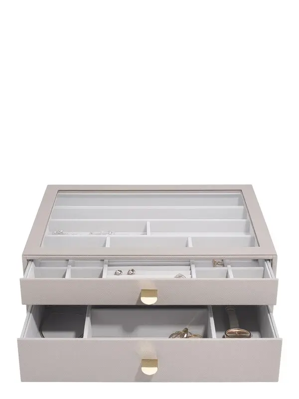 STACKERS Supersize Two-drawer Jewelry Box - Black