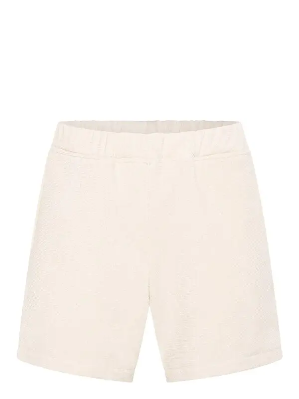 LITTLE MARINER Terry Relaxed-fit Shorts - White