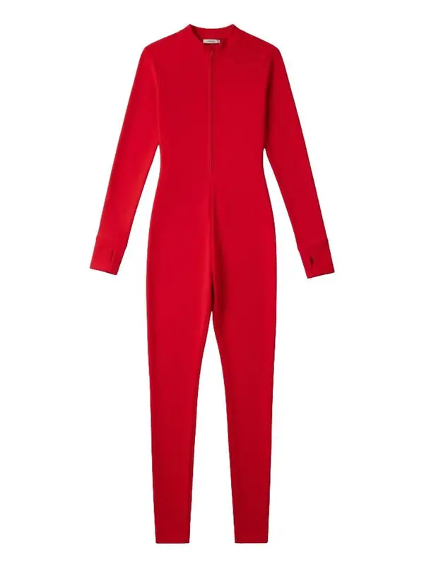 ALTRA VOLTA Sculpt Soft Zip Jumpsuit - Red