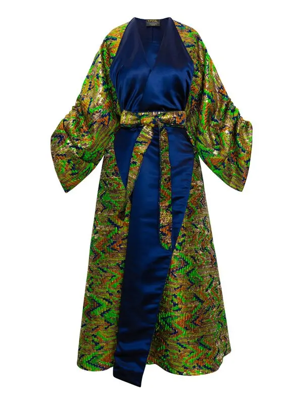 BYVINNIK Il Turco In Italia Parisian Coat - Gold/green/blue