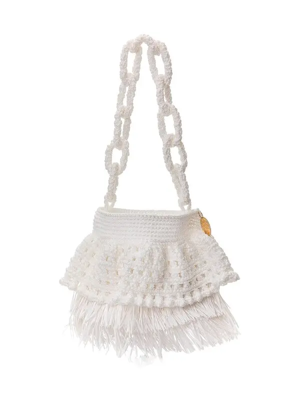 SPEIRA Tote Frou Frou Bag - White