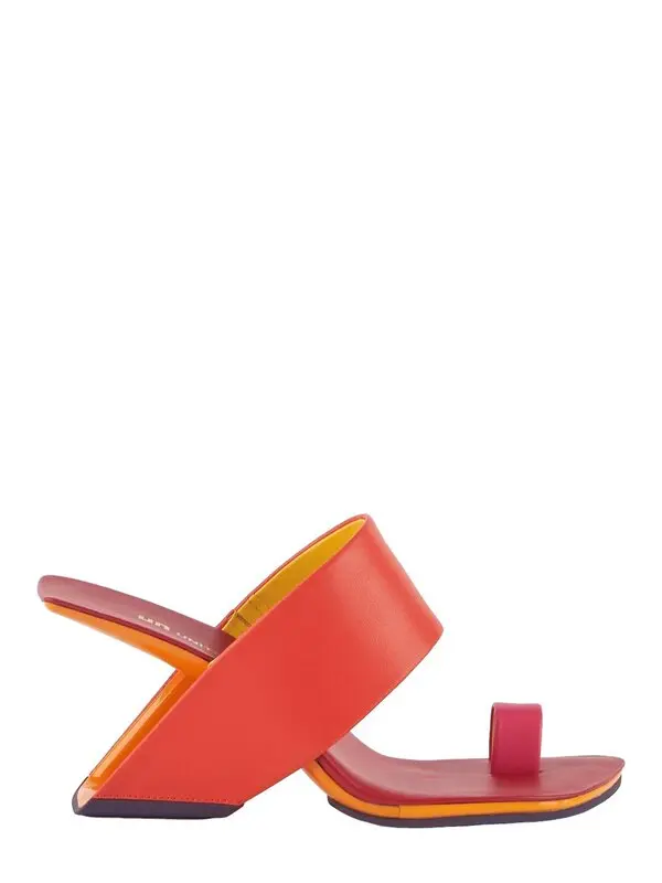 United Nude Loop Toe Hi Sandals - Red