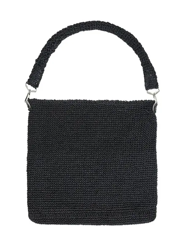N'ONAT Leros H& Crochet Tote - Black