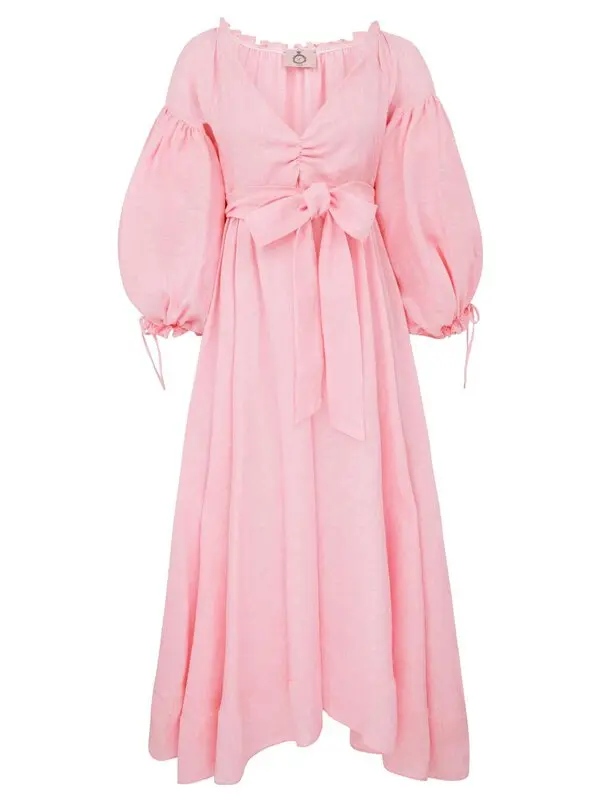 LISA THE LABEL Cafe Society The Countess Maxi Dress - Pink