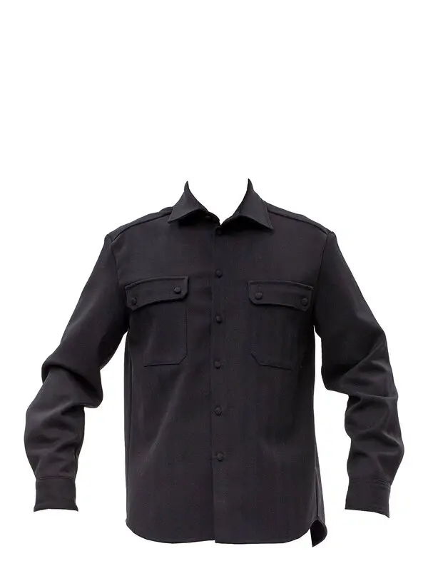 MAISON BOGOMIL Military Shirt - Black