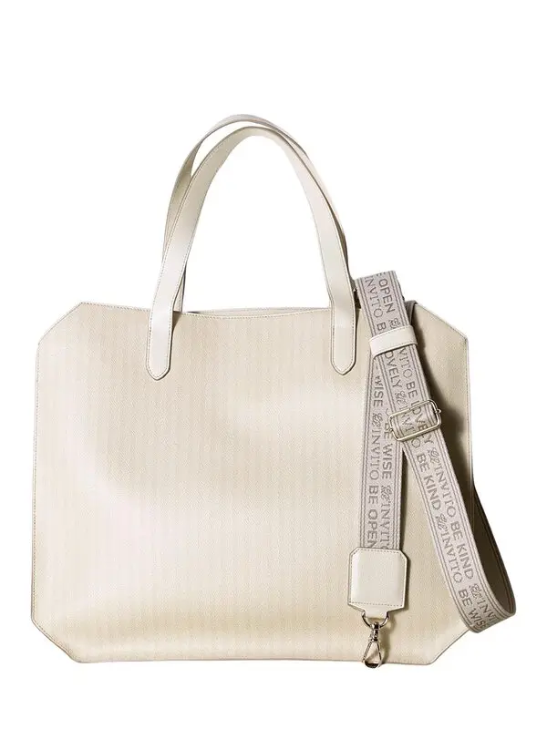 BELL'INVITO Boss Tote - White