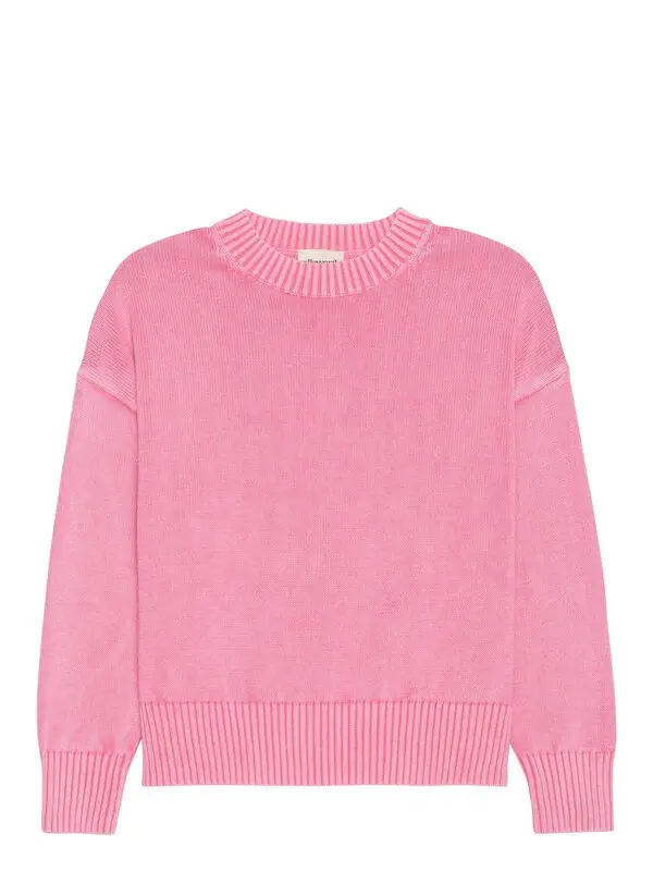 ELLSWORTH + IVEY Emery Crewneck Sweater - Pink