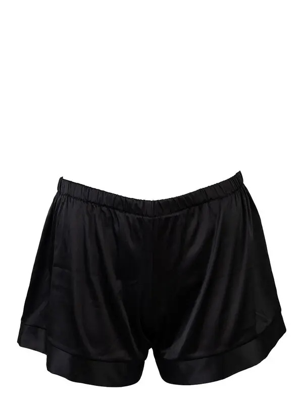 DARILY UNDERWEAR Classic Alice Pajama Shorts - Black