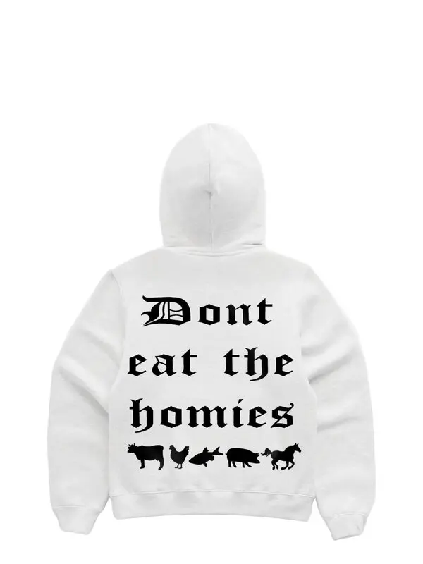 DONT EAT THE HOMIES Og Oversized Hoodie - Grey