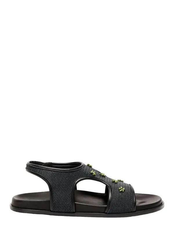 NAGUISA Addaia Mesh Sandals - Black