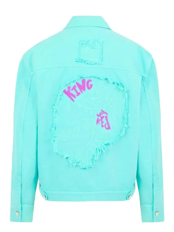 KING NAKED Oversized Jacket - Blue
