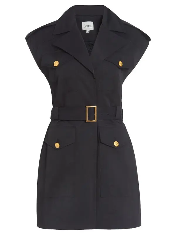 BENNU Frontier Belted Dress - Black