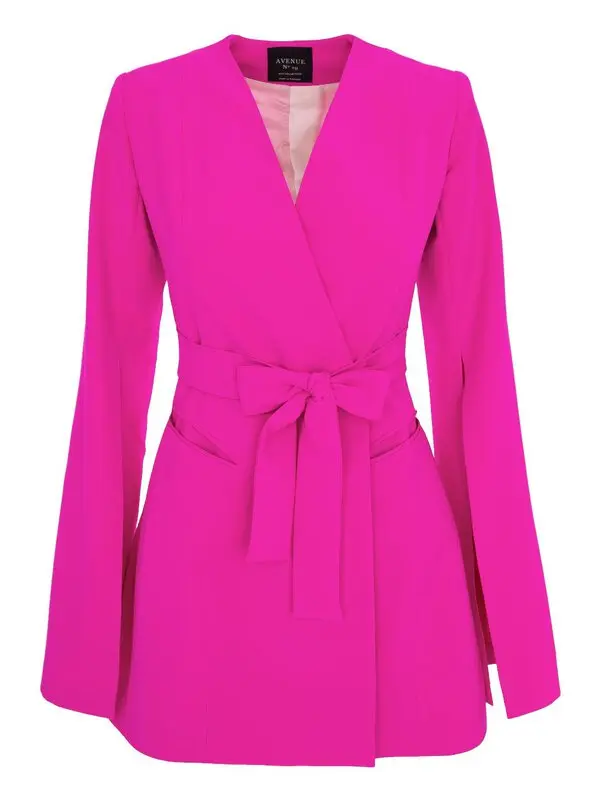 AVENUE N°29 Cape Blazer Dress - Pink